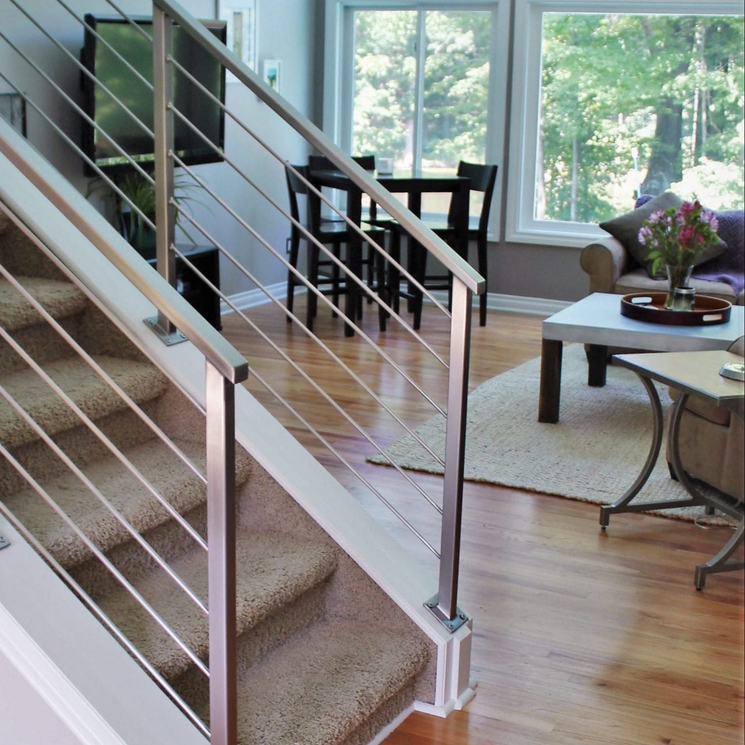 Horizontal Railing in Stainless Steel - Great Lakes Metal Fabrication