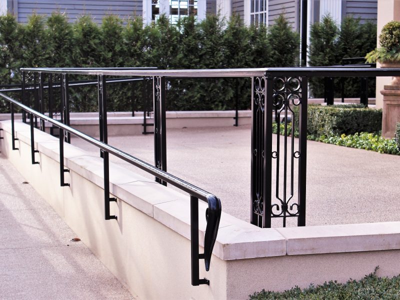 Boutique Restaurant Ada Ramp Rails Great Lakes Metal Fabrication