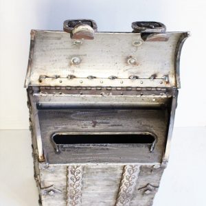 Vintage Decorative Wrought Iron Mailbox - Great Lakes Metal Fabrication