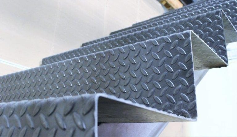 Bent Plate Monostringer Stairs - Great Lakes Metal Fabrication