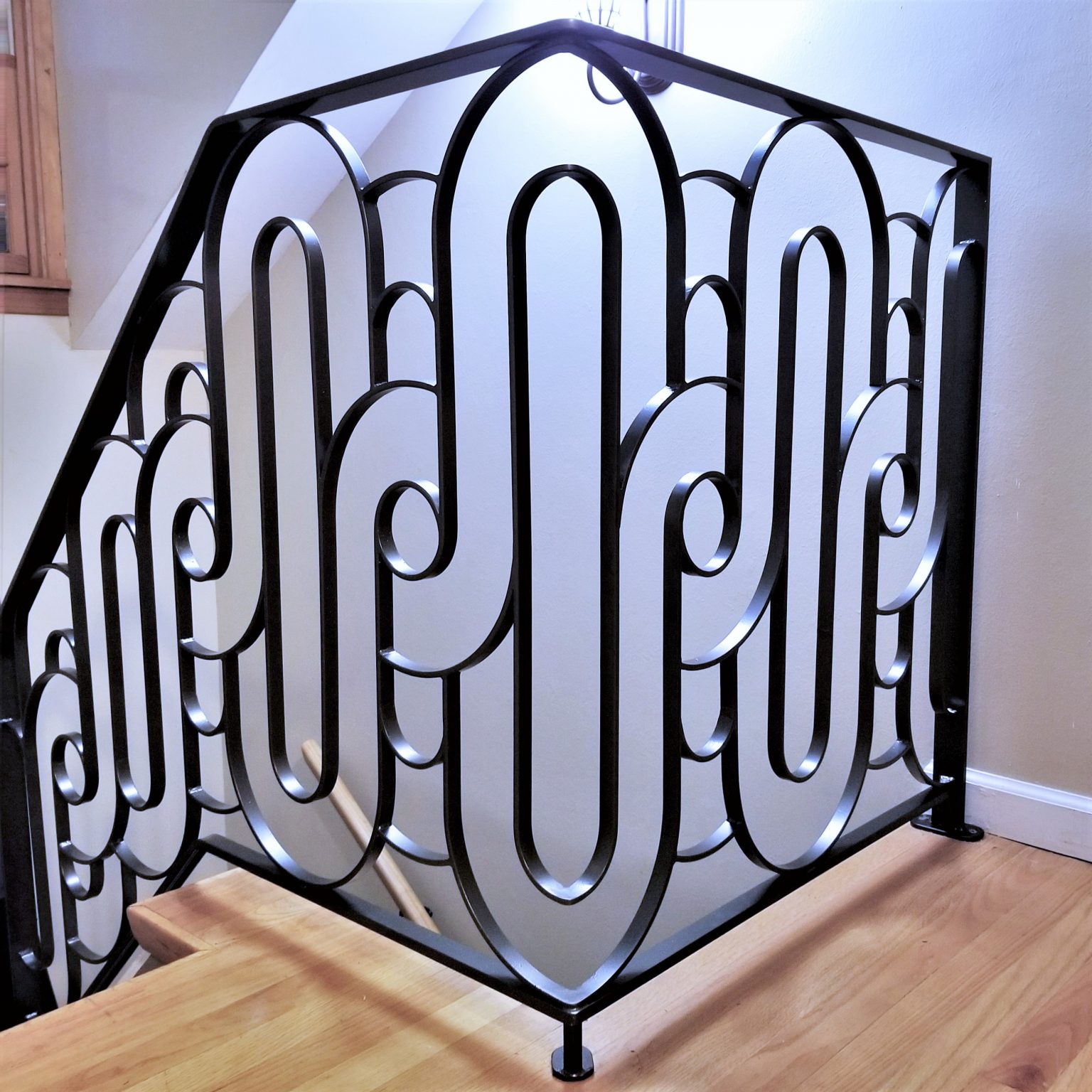 Art Deco Metal Railing - Great Lakes Metal Fabrication