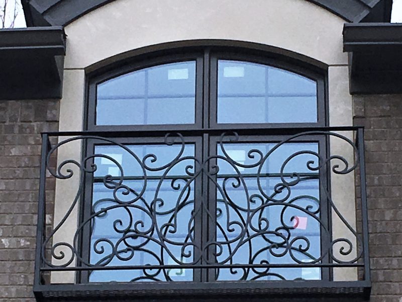 Wrought Iron Juliet Balcony Rail - Great Lakes Metal Fabrication