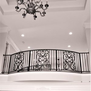 Tuscan Scroll Railing - Great Lakes Metal Fabrication