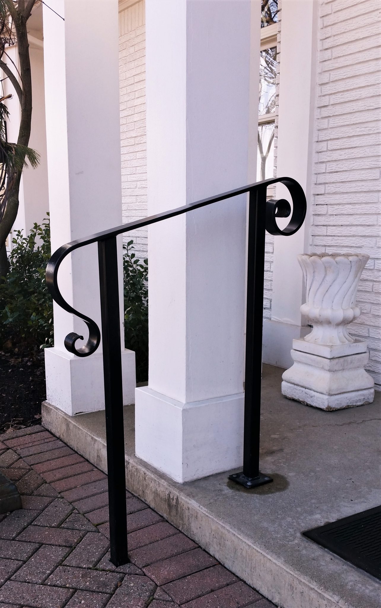 The Original "Lovelace" Metal Step Rail - Great Lakes Metal Fabrication