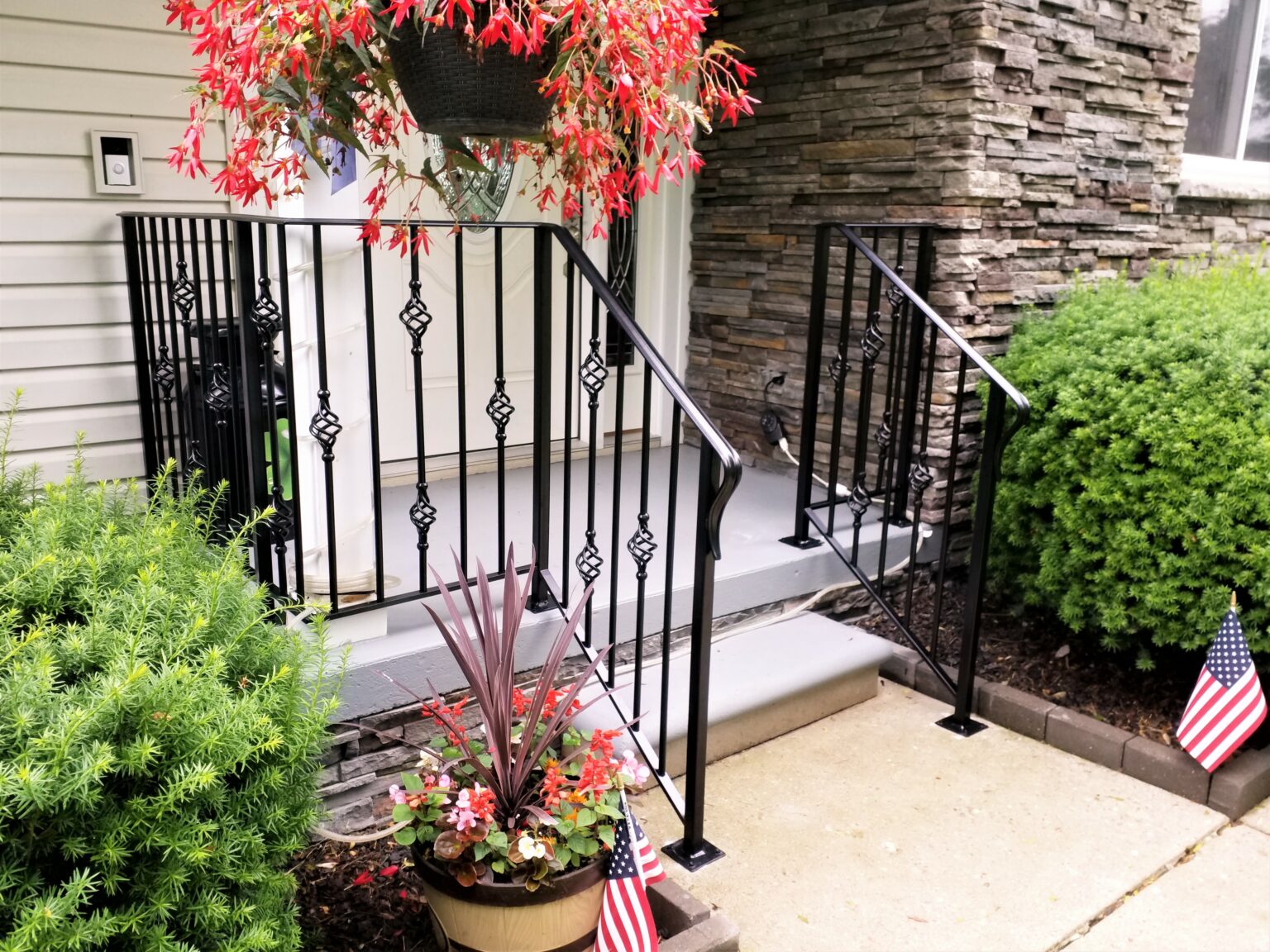 Railing Baskets Twisted Spindles - Great Lakes Metal Fabrication