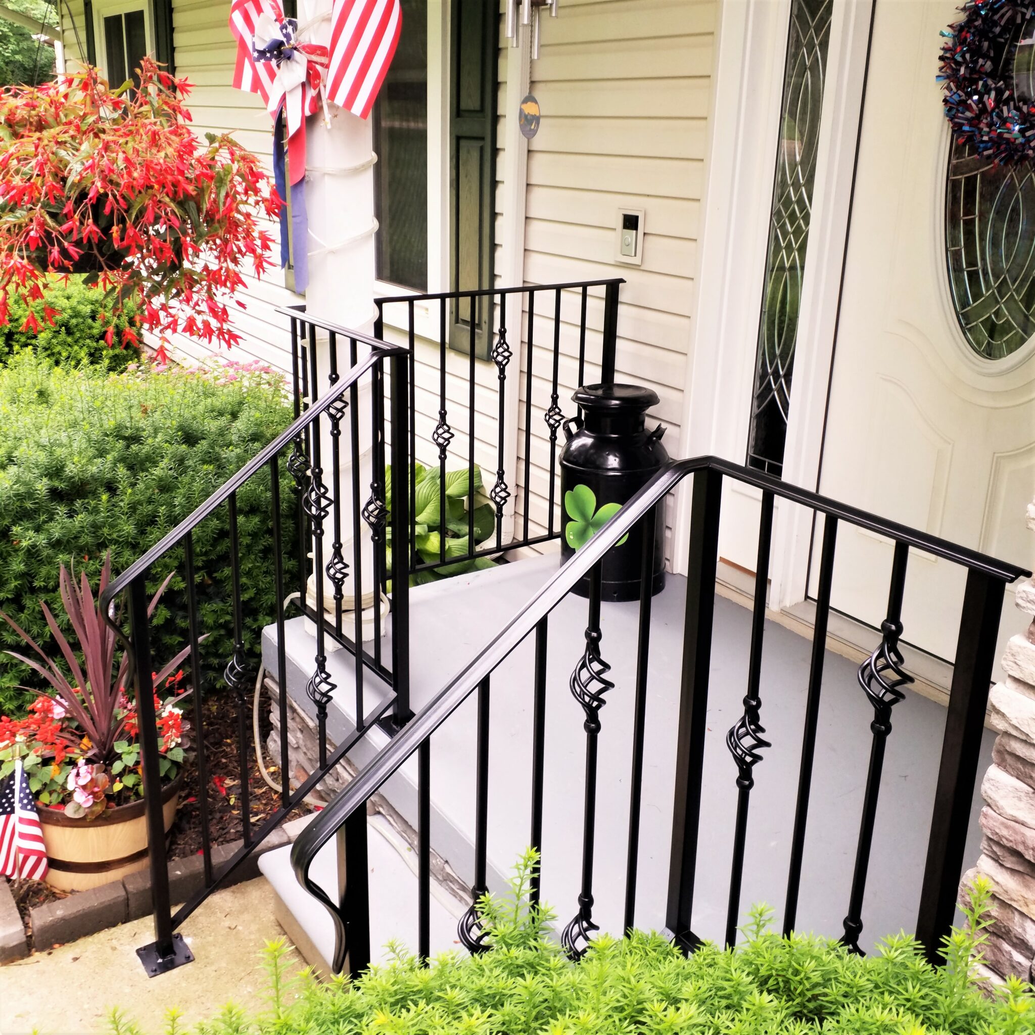 Railing Baskets Twisted Spindles - Great Lakes Metal Fabrication