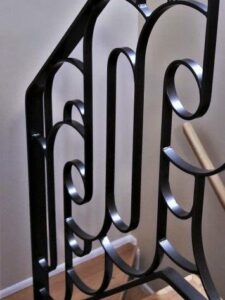 Art Deco Metal Railing - Great Lakes Metal Fabrication