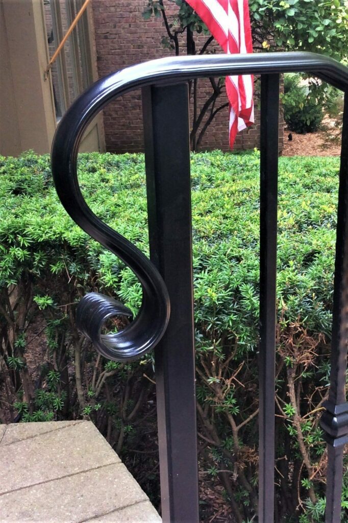 Traditional Wrought Iron Porch Railing For Your Homes Exterior
